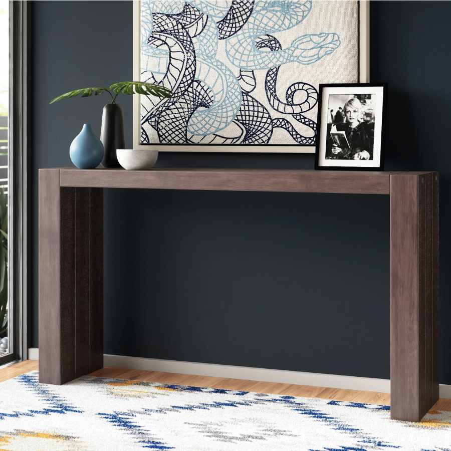 Donnie Flat Console Roots Burg Natural Wood Furniture Donnie Flat Console Roots Burg Natural Wood Furniture